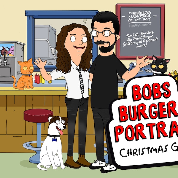 Custom Bobs Burgers Portrait - Etsy