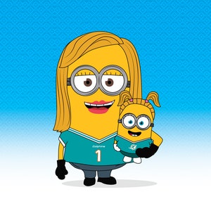 Minion Custom Portrait , Minion Gift, Yellow Character, Custom Birthday ...