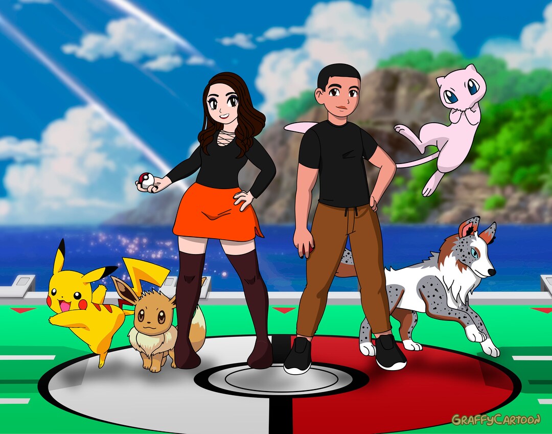 Pokemon Portrait, Become a Pokemon, Pokemon Monsters Family Portraits ...