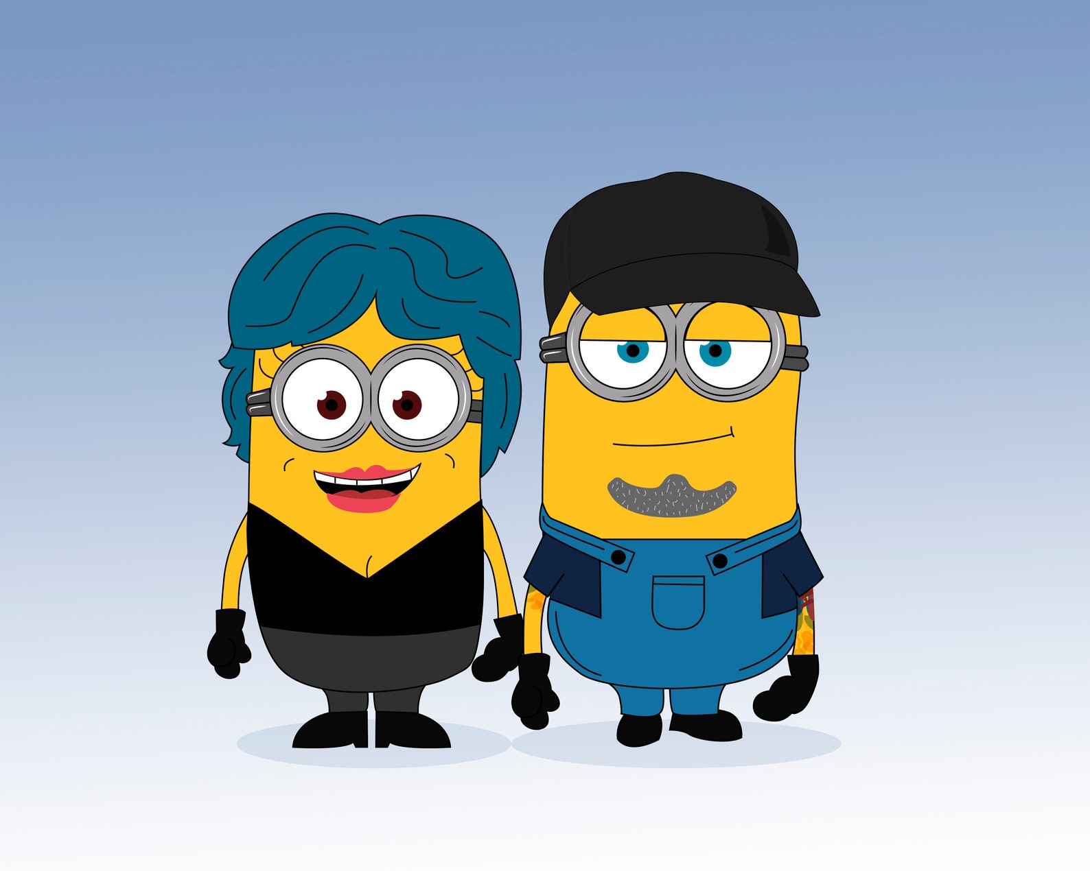 Minion Custom Portrait Minion Gift Yellow Character Custom - Etsy