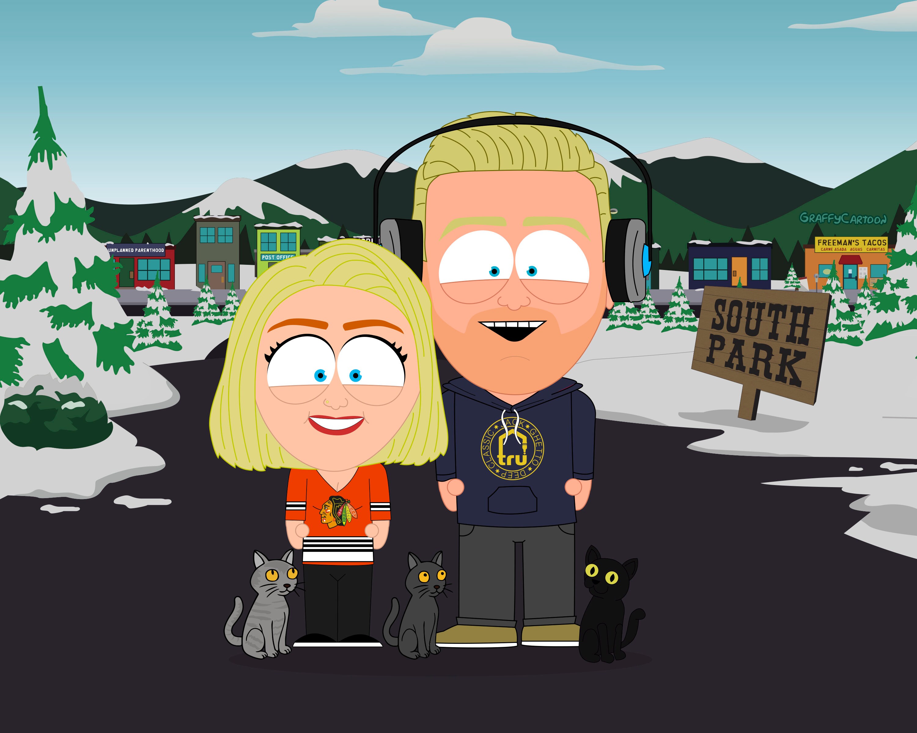 Christmas SALE South Park custom portrait Fathers Gift - Etsy 日本