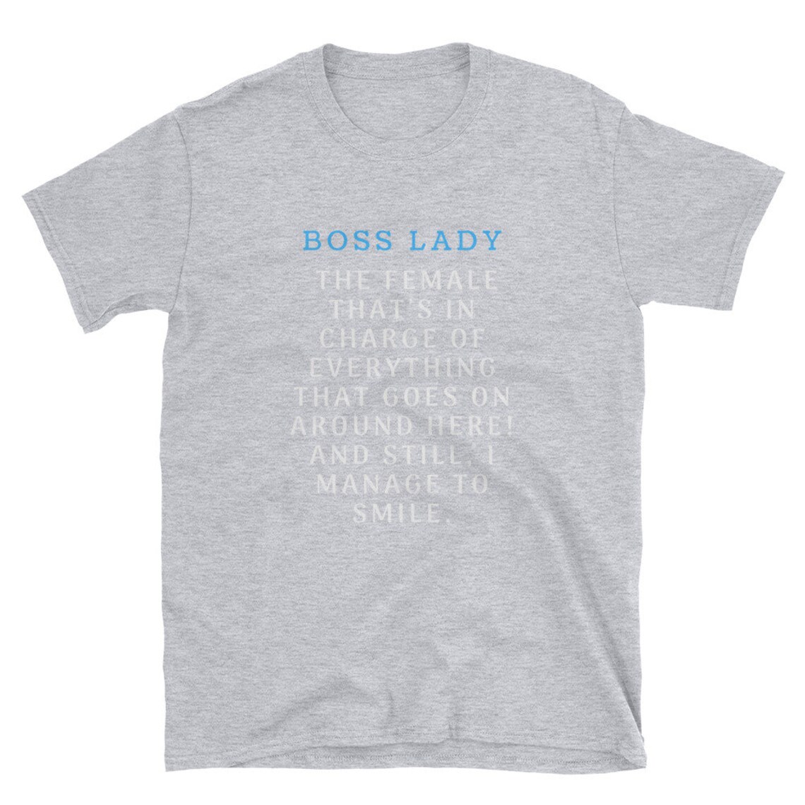 BOSS Lady-short-sleeve Unisex T-shirt - Etsy
