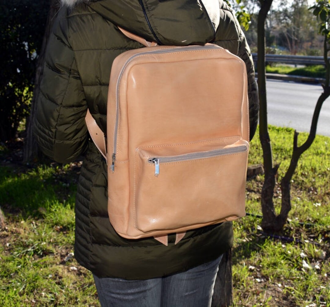 Natural Leather Backpack, Mens Backpack, Laptop Backpack for Men ...