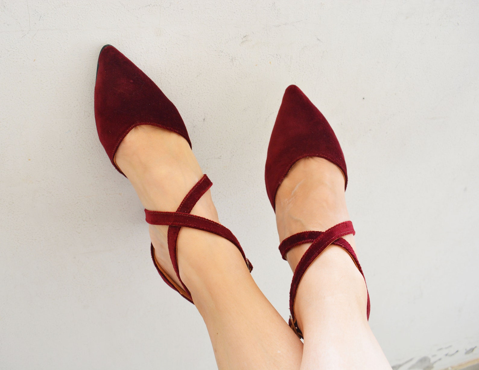 Dark Red Velvet Block Heels Burgundy Velvet Pumps Red - Etsy