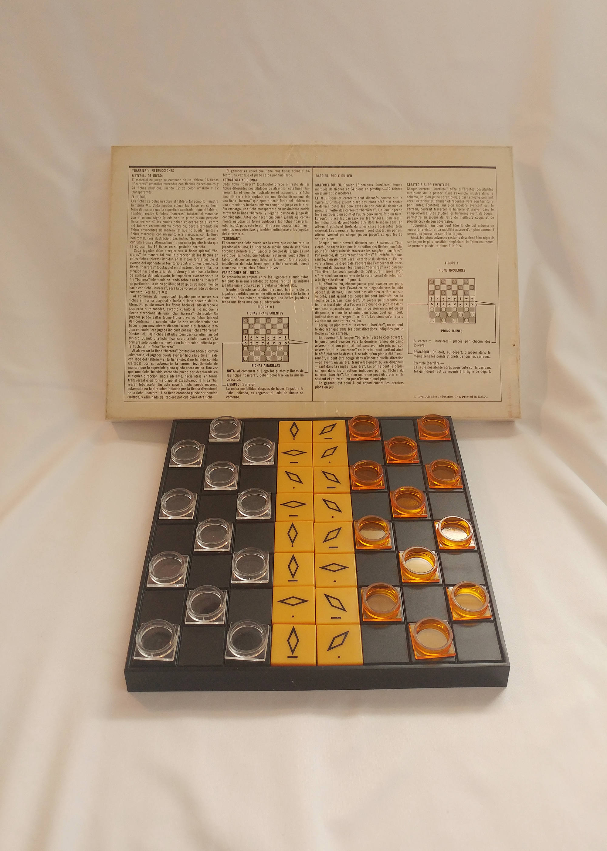 1975 Aladdin Barrier Tactical Board Game - Etsy
