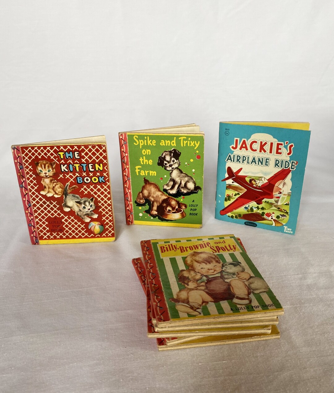 1949 Lolly Pop Books Illustrated Small Children's Animal & - Etsy