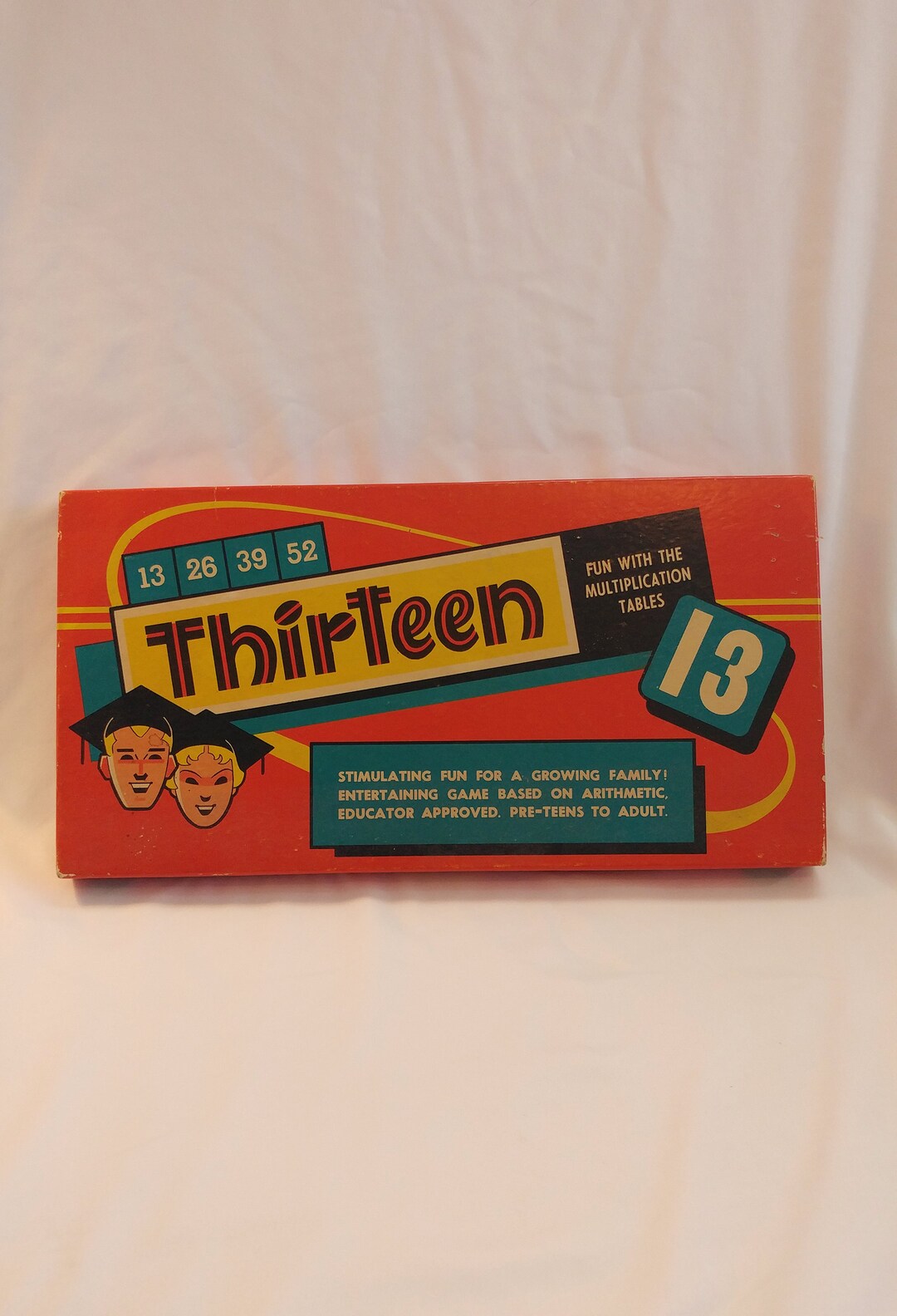1959 Cadaco Ellis Thirteen Multiplication Table Mathematical Board Game ...
