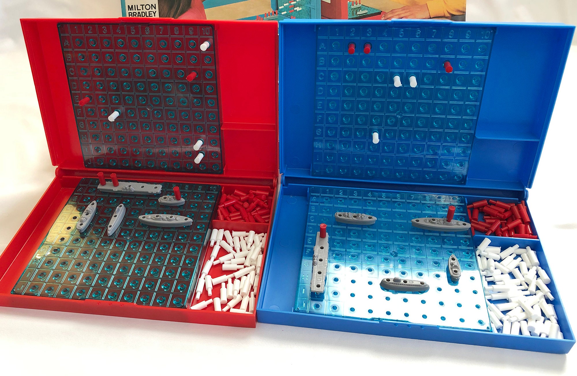 1971 Milton Bradley Battleship Naval Combat Board Game | Etsy