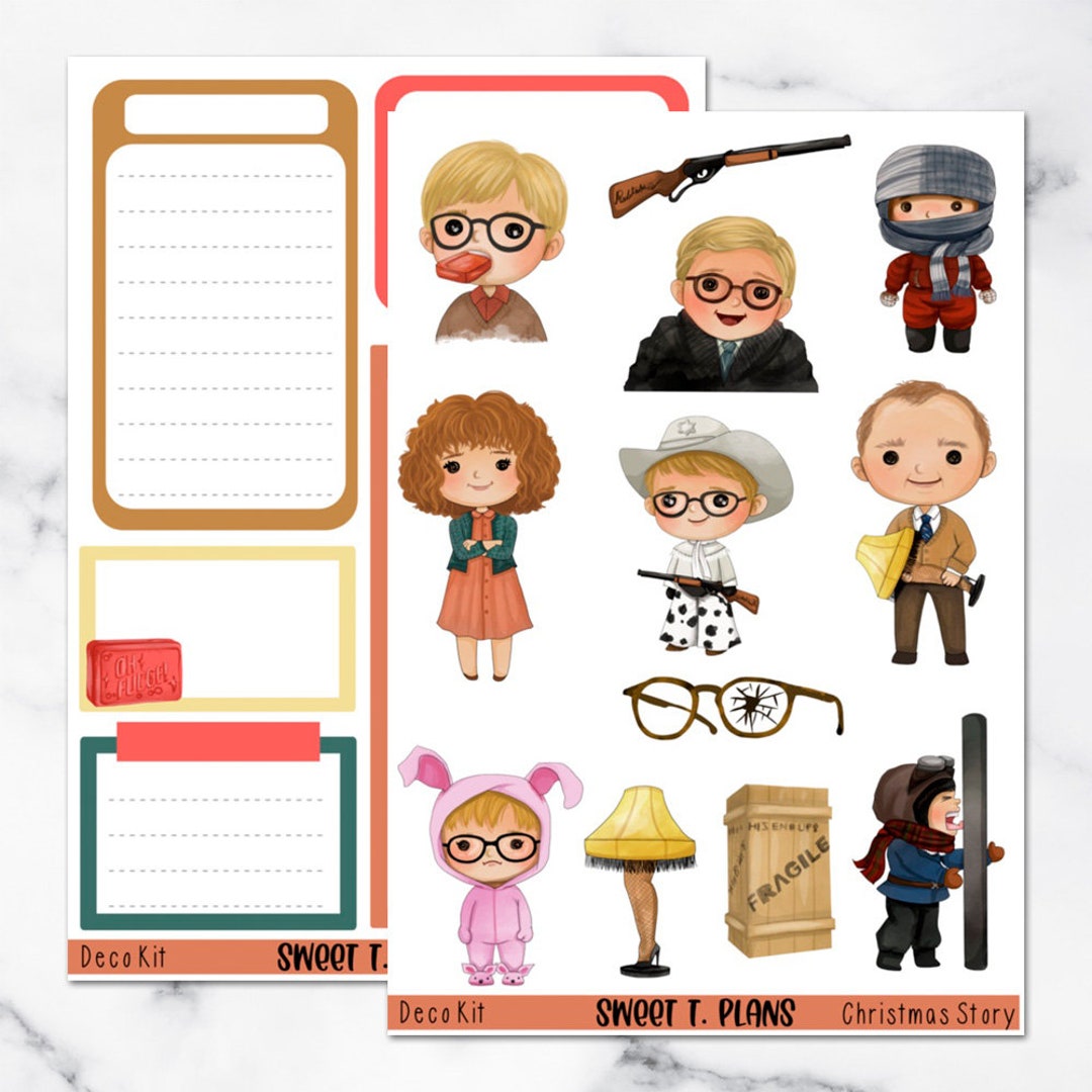 Christmas Story Winter Holiday Santa Deco Kit Journaling Kit - Etsy