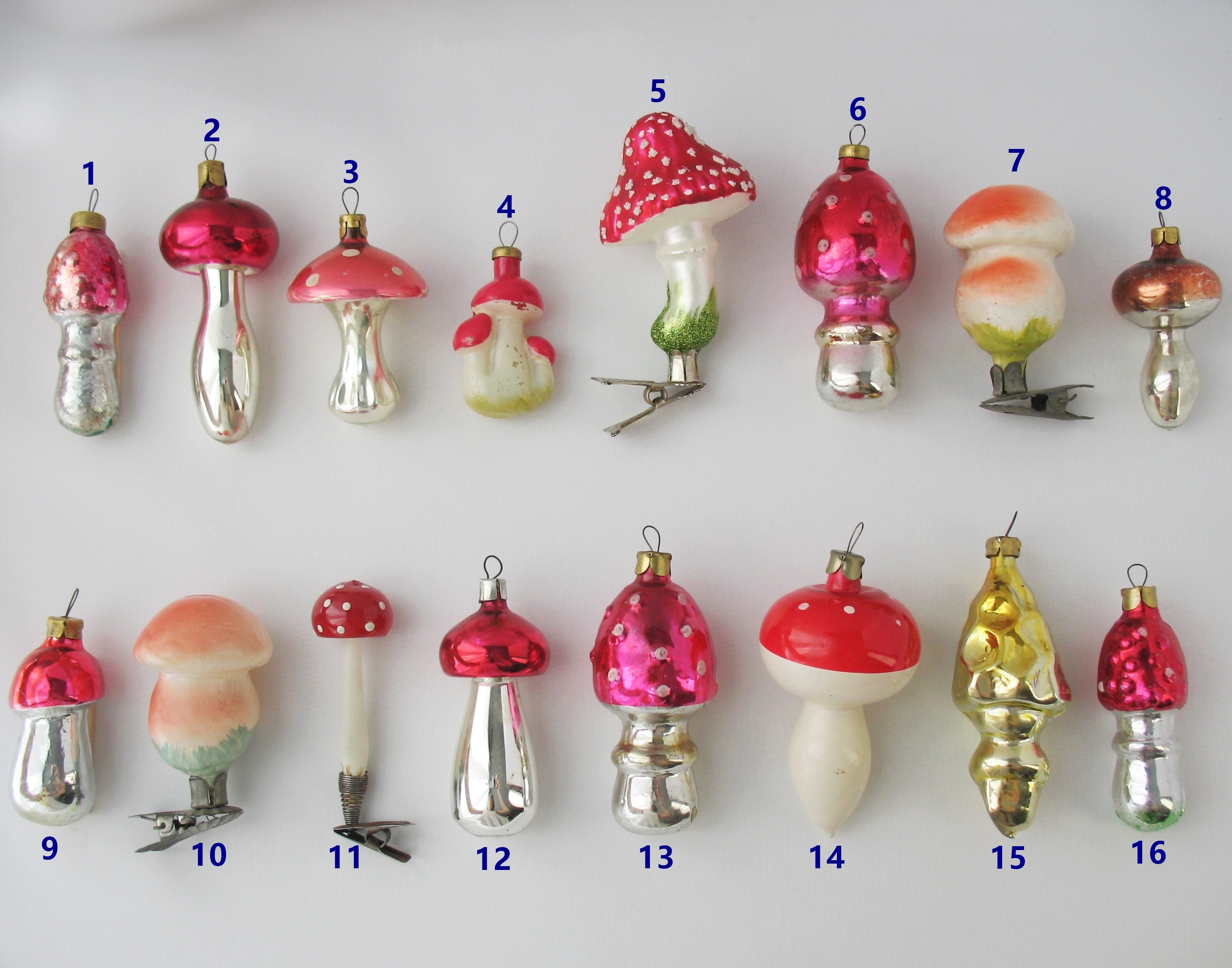 Mushroom Christmas Ornament