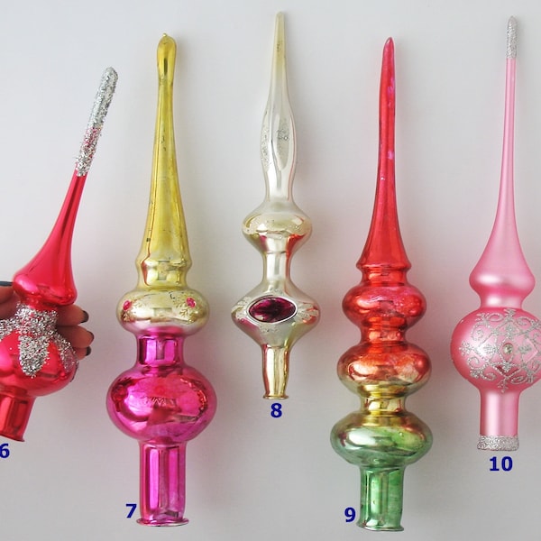 Vintage Finial Christmas Ornaments - Etsy