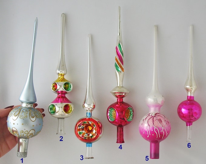 Vintage Tree Topper, Triple Indent Tree Topper, Ornament Tree Topper ...