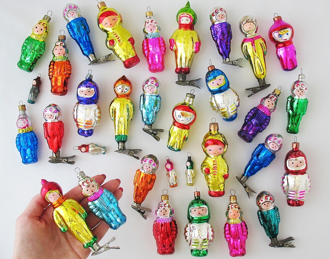 Spaceman VINTAGE Ornament RETRO Home Decor, Christmas Silver-mercury ...