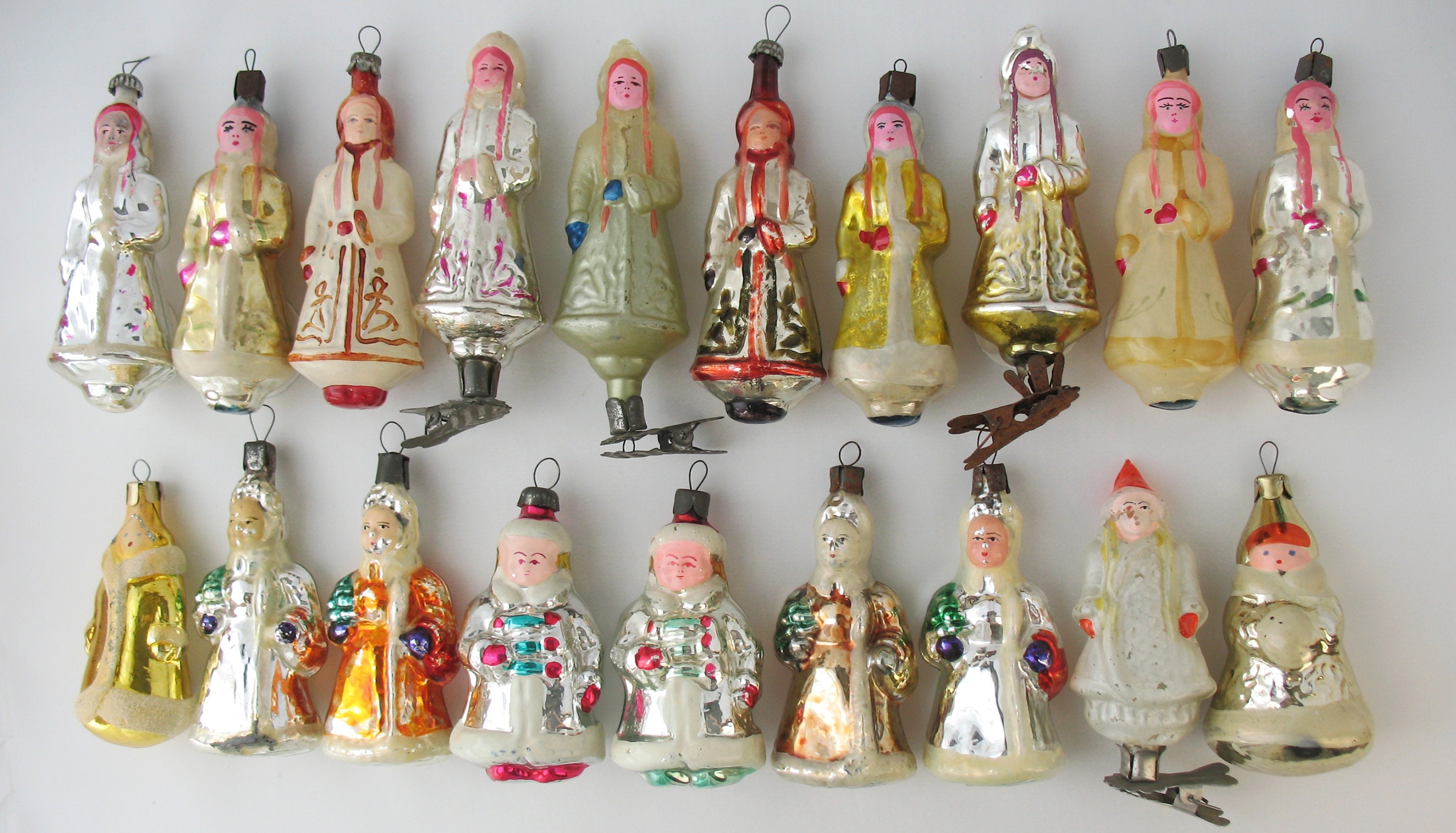 Glass Vintage Christmas Tree Decoration Xmas RETRO Home Decor - Etsy