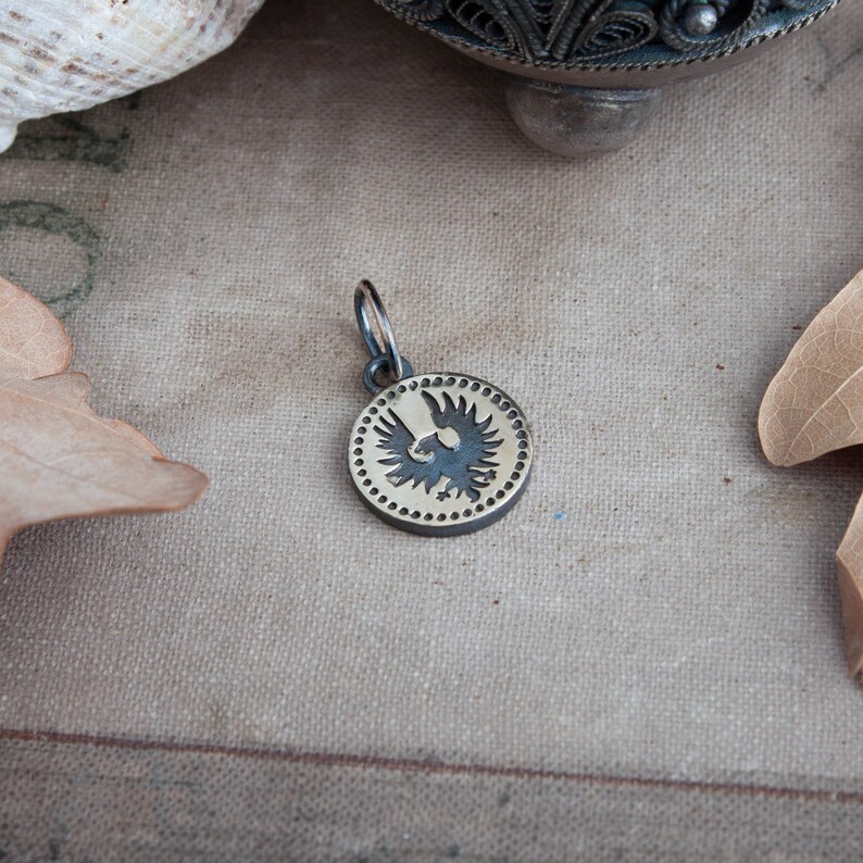 Handmade Hawk Pendant Hunter Medallion Animal Amulet | Etsy