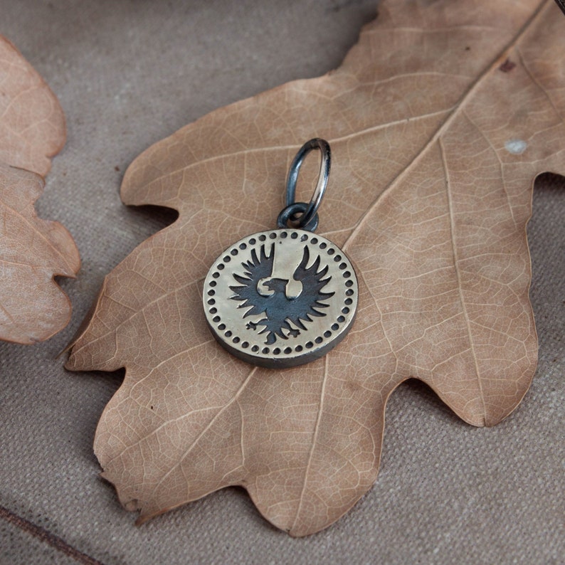 Handmade Hawk Pendant Hunter Medallion Animal Amulet | Etsy