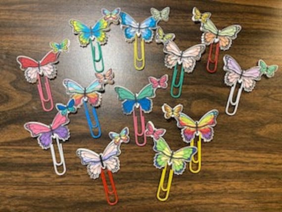Paperclips Big and Little Butterfly 12 - Etsy