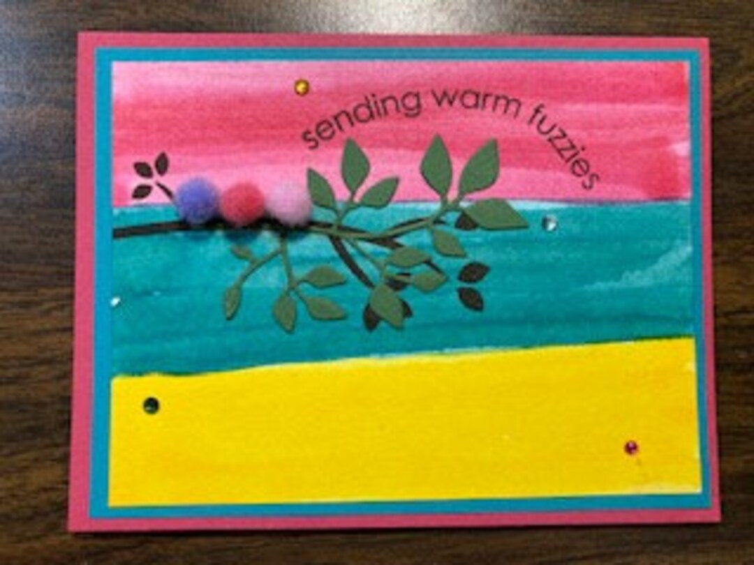 Sending Warm Fuzzies Greeting Card - Etsy