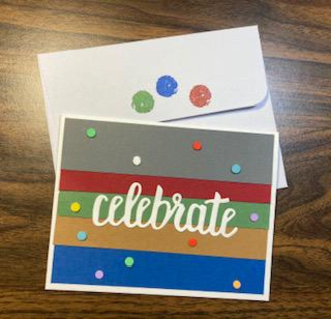 Celebrate Greeting Card - Etsy