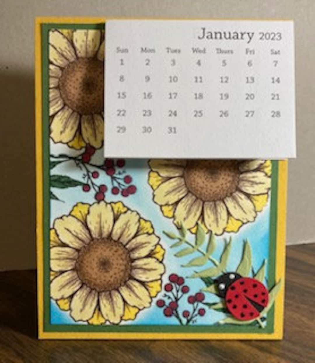 Sunflowers Calendar 2023/2024 - Etsy