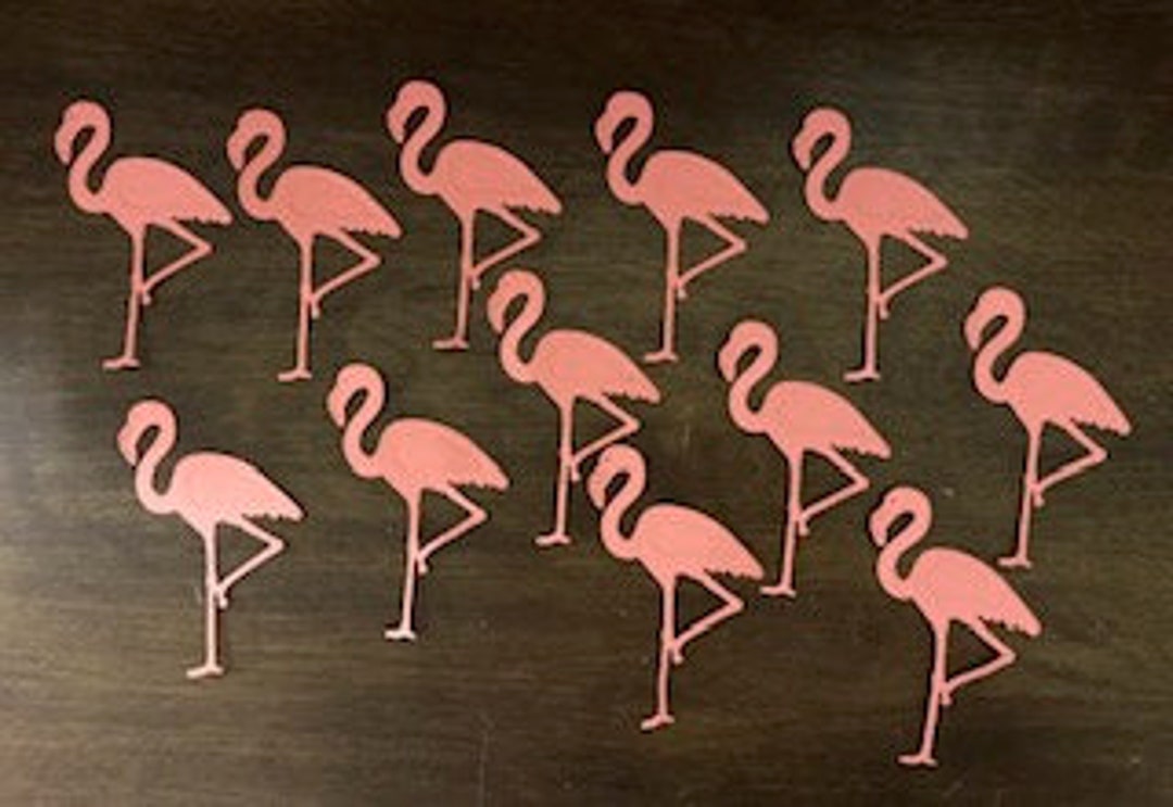 Flamingo Cut Outs- 12 - Etsy