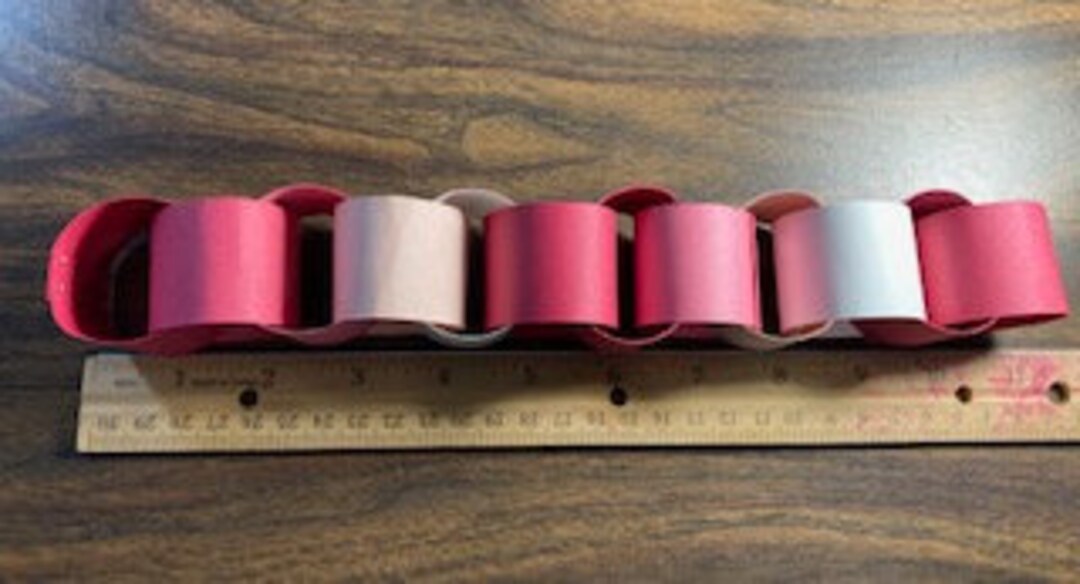 Party Paper Chain Kit - for 24 Foot Chain - Valentine Colors - Etsy