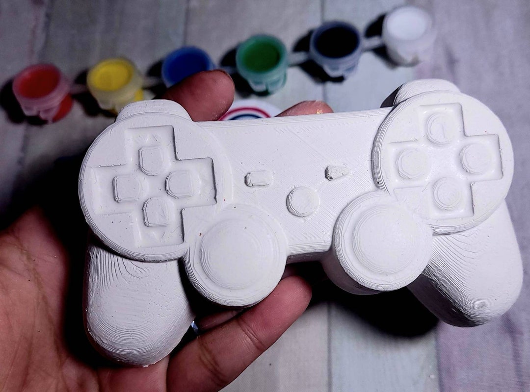Ready DIY REMOTE Controller PS1 PS2 PS3 GAME Paint Your Own Plaster ...