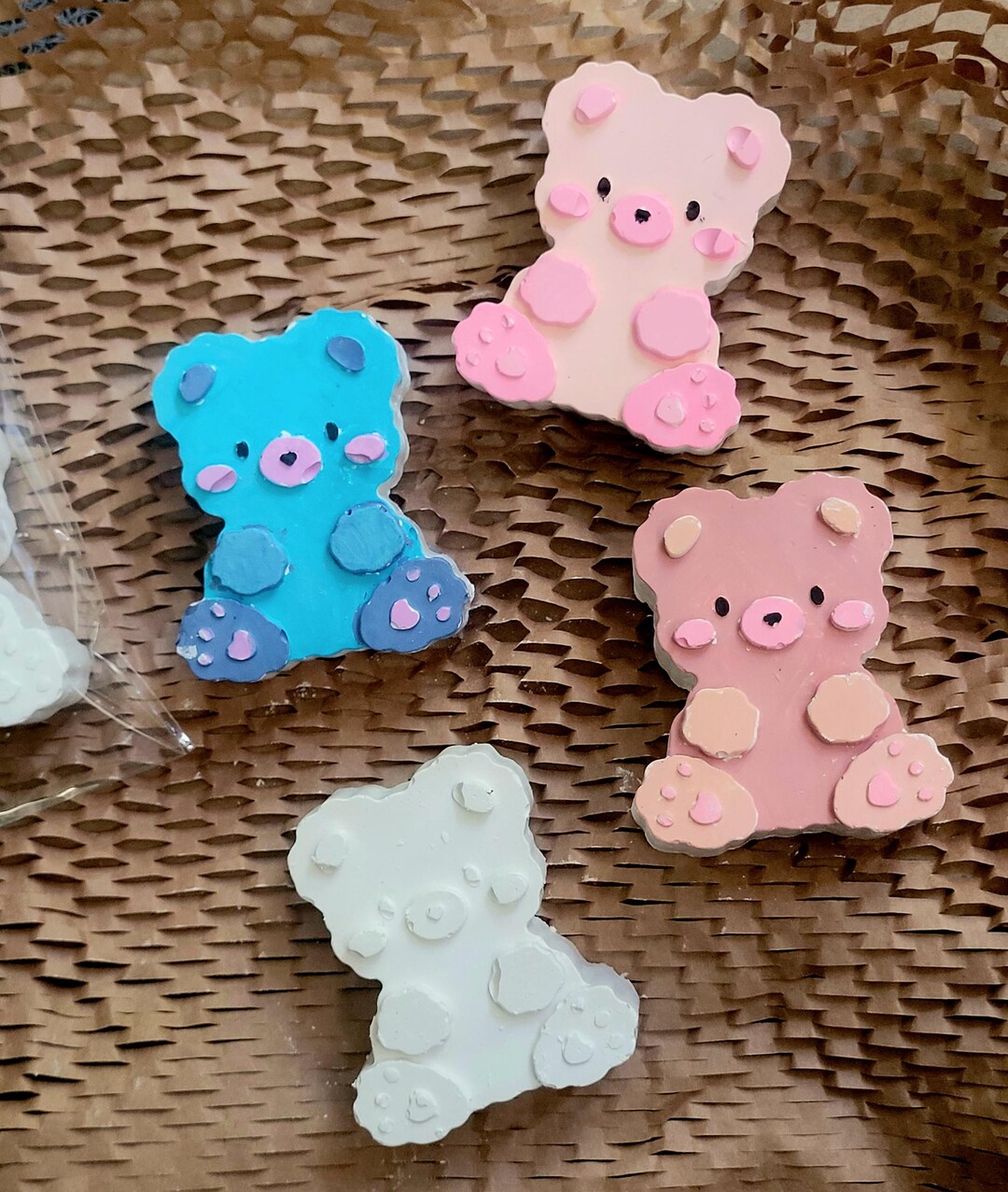 Teddy Bear Plaster Painting Kit: Kids' Party Favors - Etsy