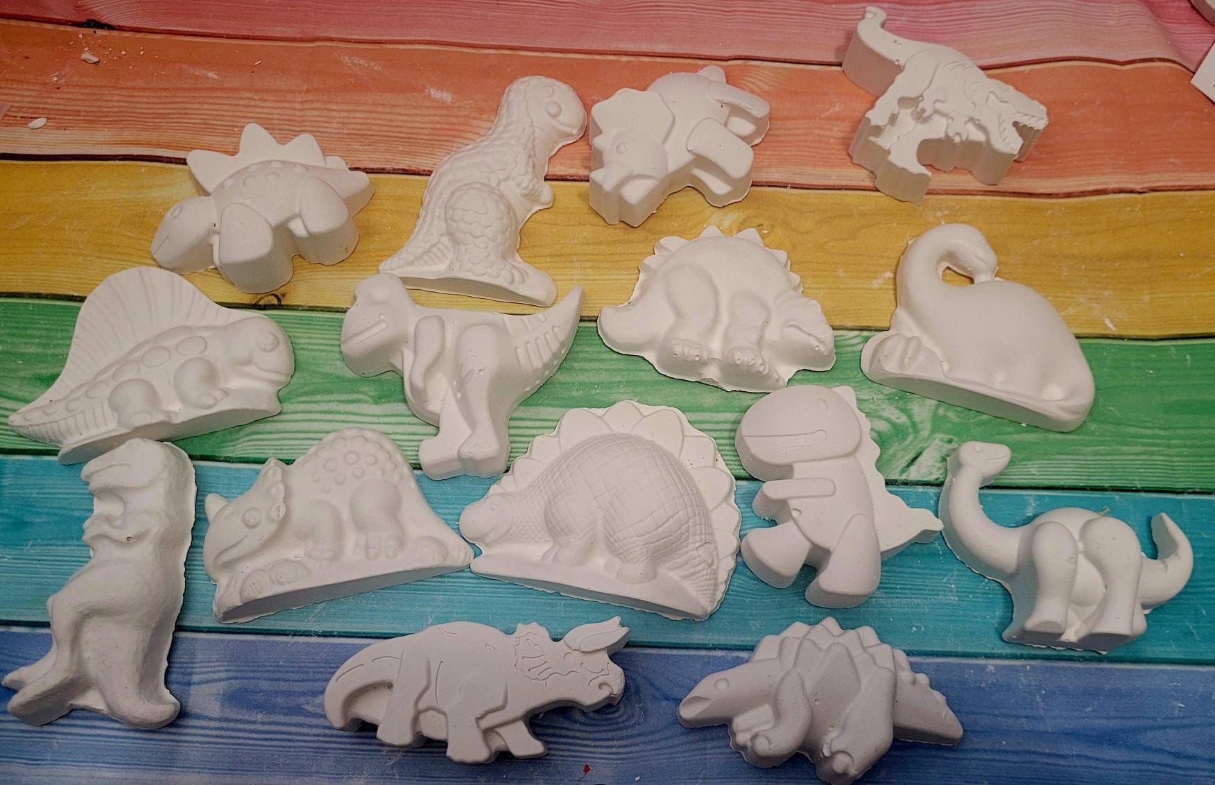 Dinosaurs Plaster Painting Kit Pack for Art and Craft Kids - Etsy Australia