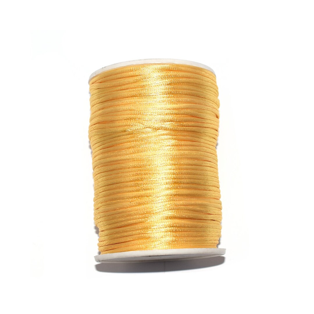 5, 10 o 20 metros de cola de rata 2,2 mm cuerda china dorado / oro ...