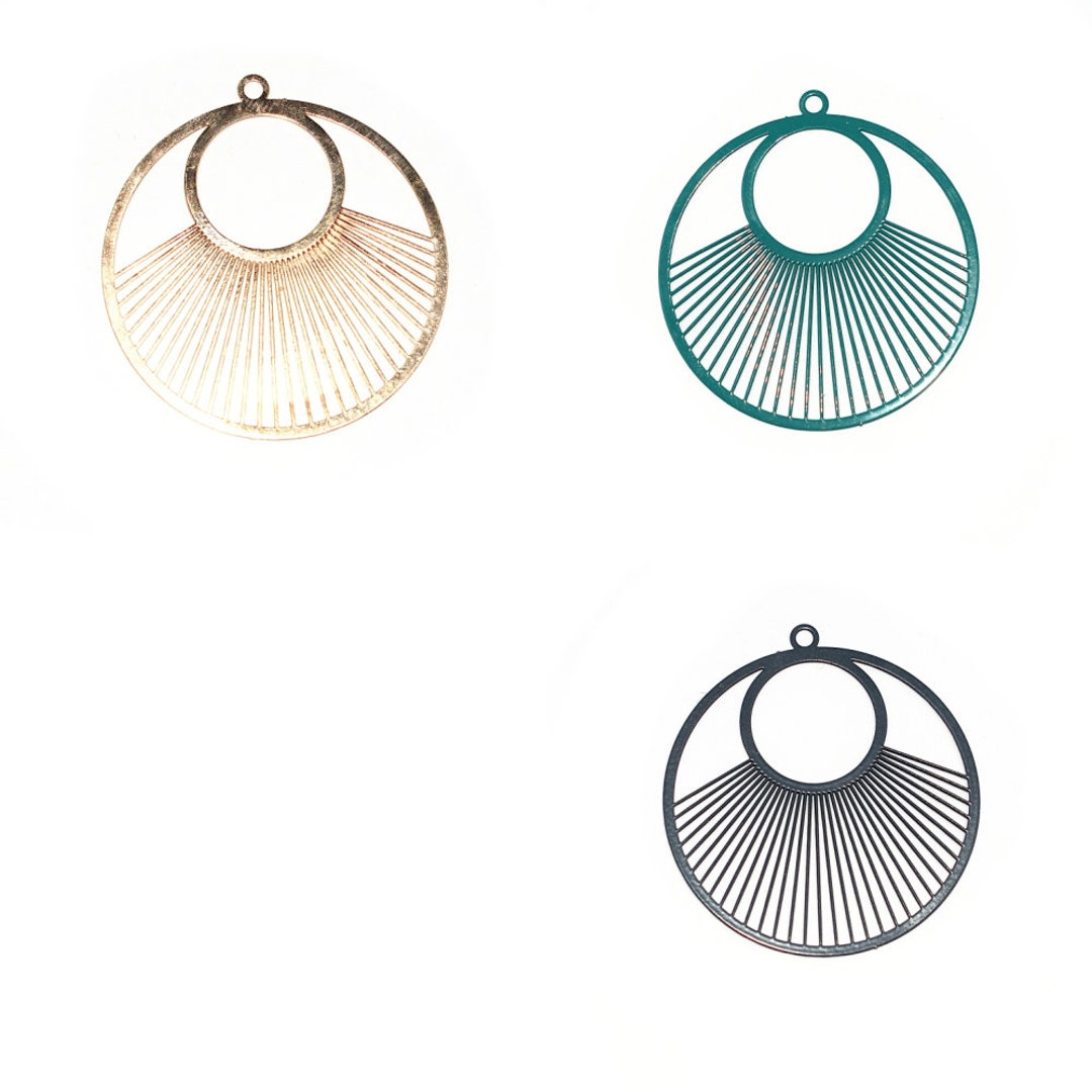 2 5 10 Round Print and Lines in Gold Blue/grey Duck - Etsy