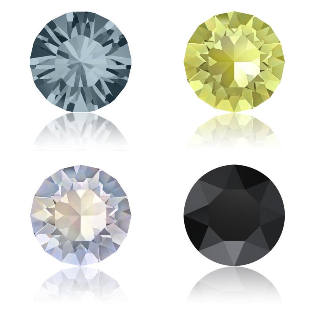 5, 10 or 20 Strass Swarovski SS39 Crystal Stone 1088 8 Mm Jet black ...