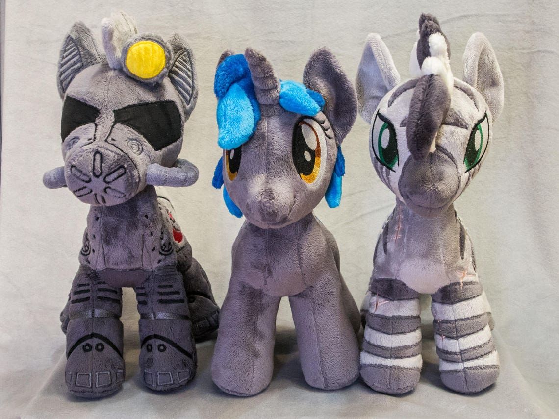 Plush Pony Homage Stuffed Toy Fallout Equestria Plushie | Etsy