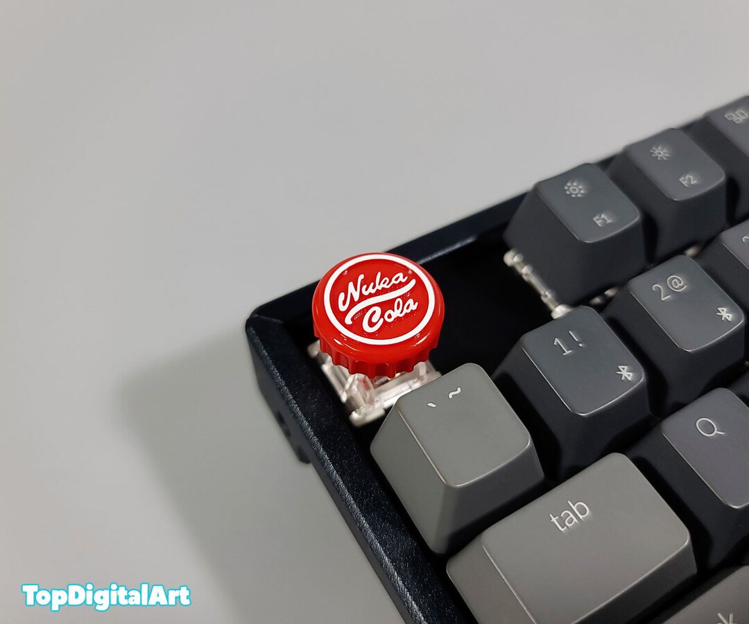 Nuka Cola Artisan Keycap. Custom Cherry MX Keycap. Nuka Cola Keycap ...