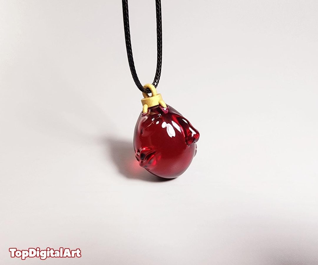Egg of the King Necklace. Crimson Necklace. Egg of the King Pendant ...