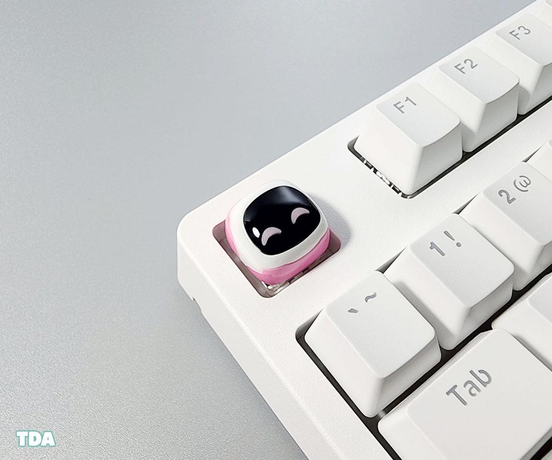 Astrobot Keycap. Astro Bot Artisan Keycap. Pink Astro's Playroom MX ...