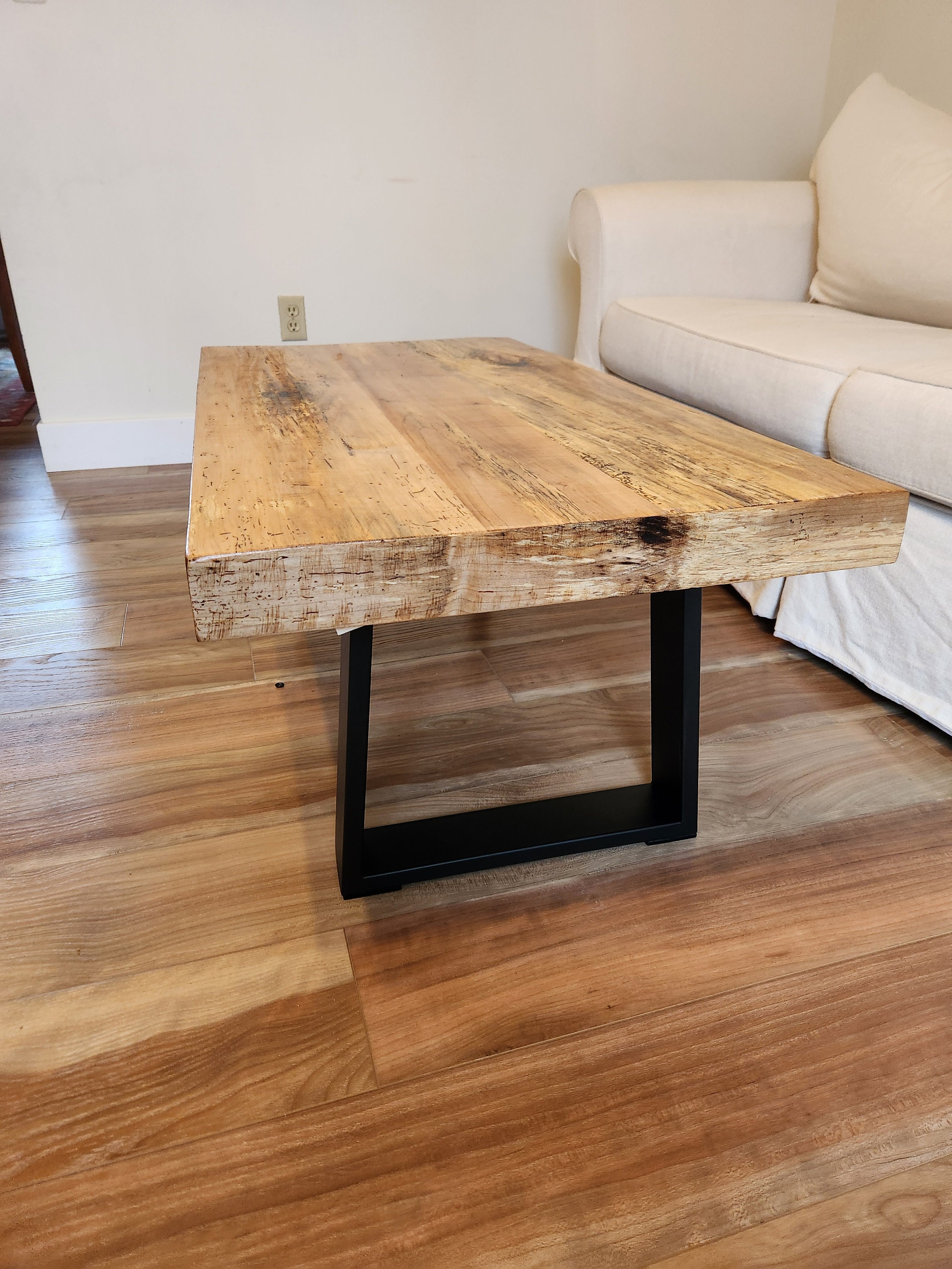 Spalted Maple Coffee Table/rustic Coffee Table/ Modern/ Living Room ...