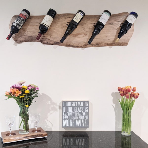 Log Wine Rack - Etsy
