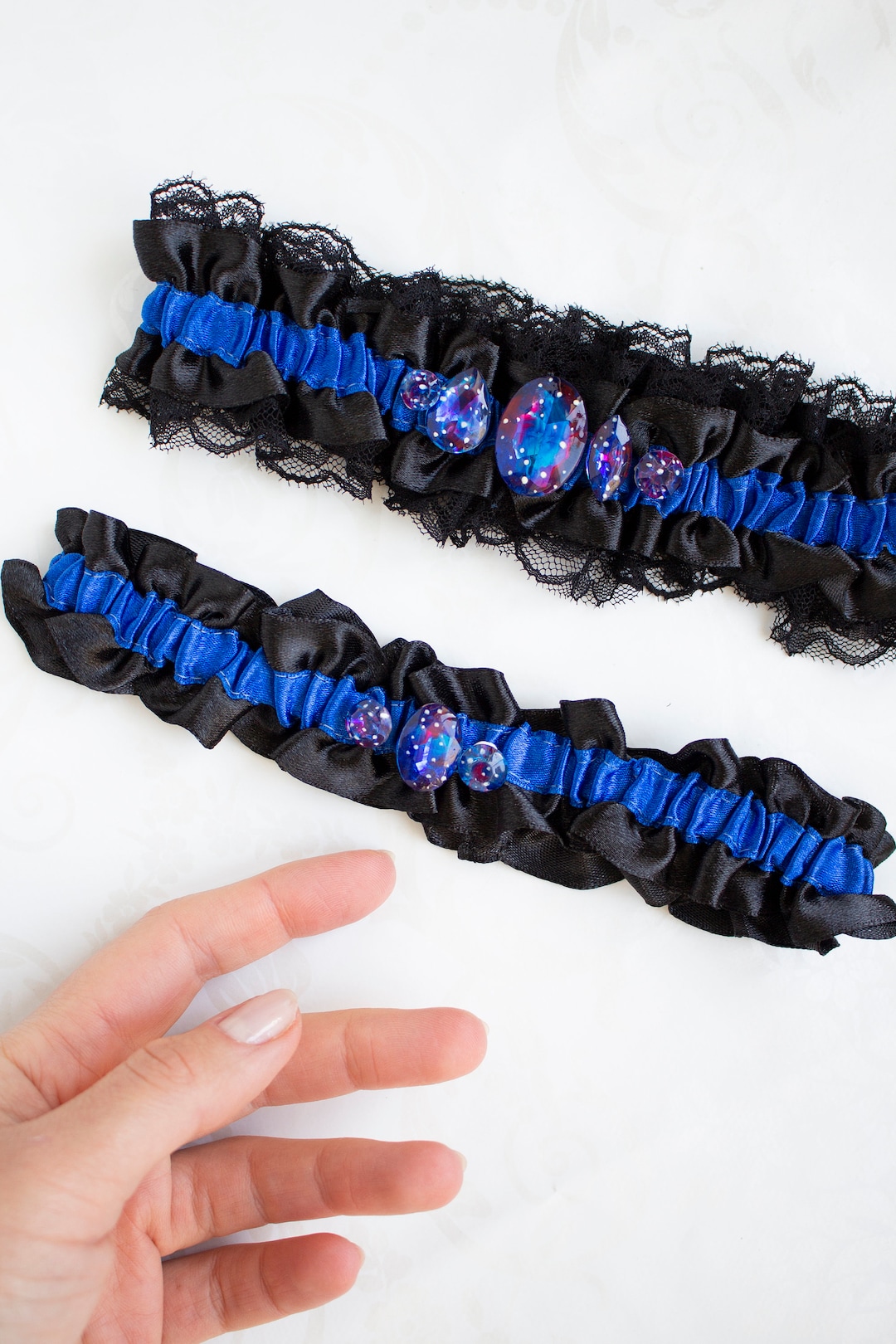 Galaxy Wedding Garter, Universe Wedding, Galaxy Garters, Celestial ...