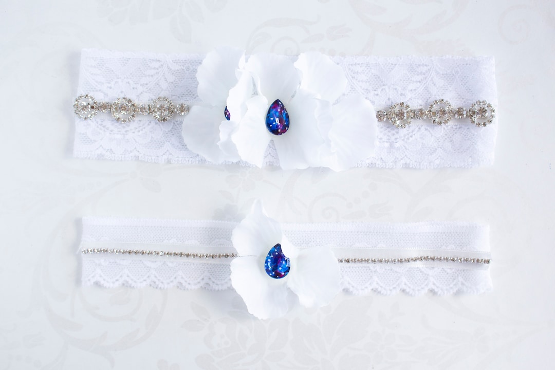 Stars and Moon Wedding Garter, Galaxy Wedding, Galaxy Garters ...