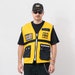 Vintage CARGO Vest Yellow Suburbia Men Size L - Etsy