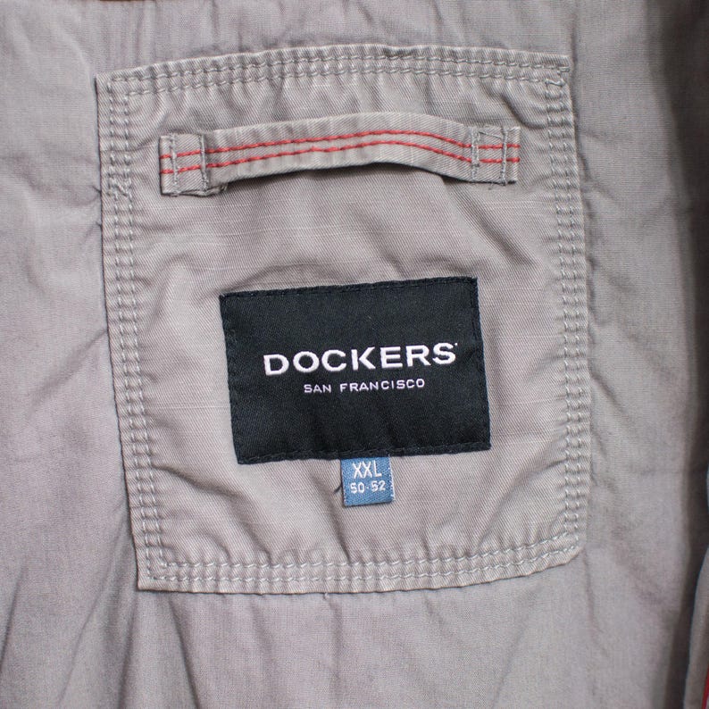 DOCKERS Insulated Denim Jacket Chore Worker Men Size XXL - Etsy