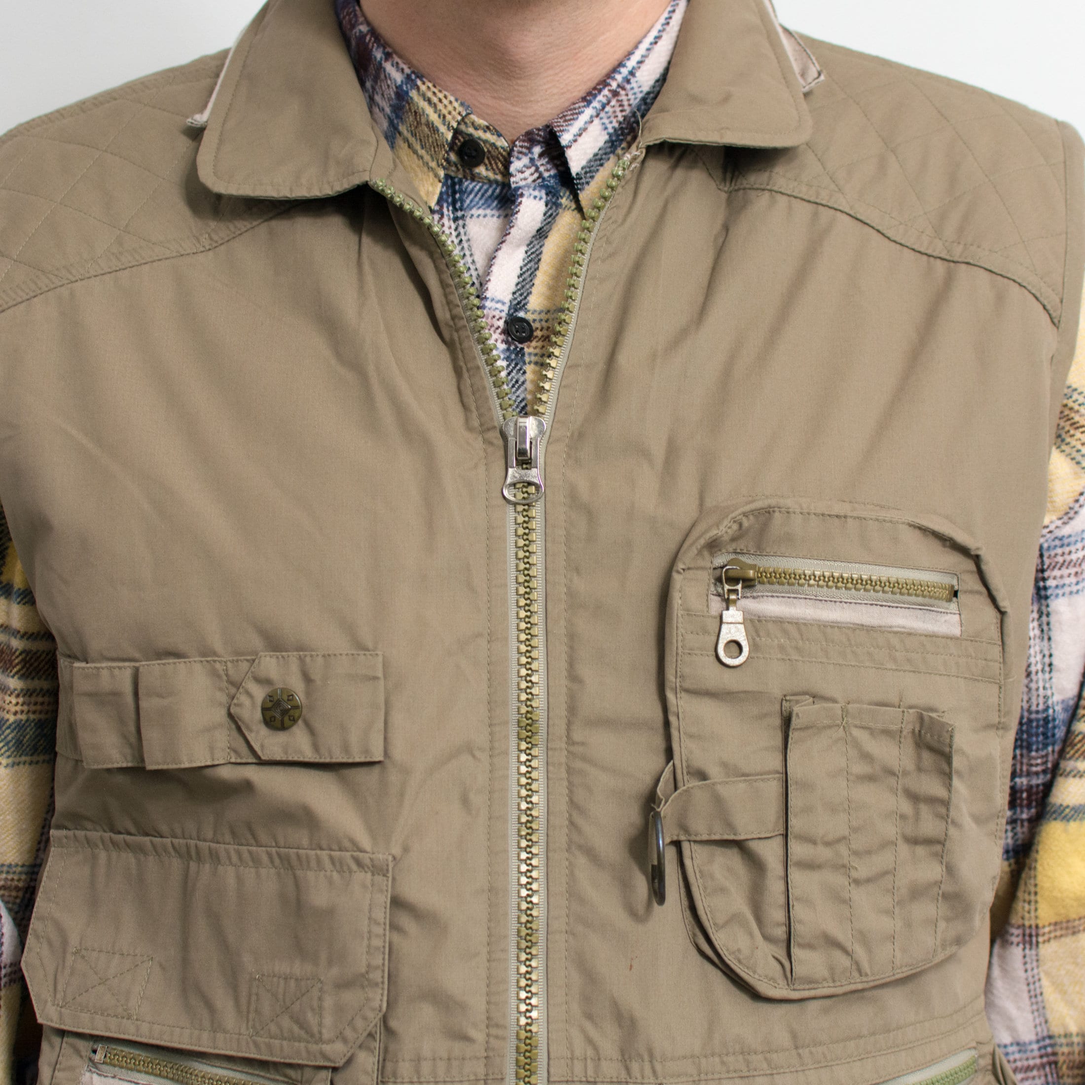 Vintage Cargo Vest Hunting Sleeveless Jacket Men Size XL - Etsy