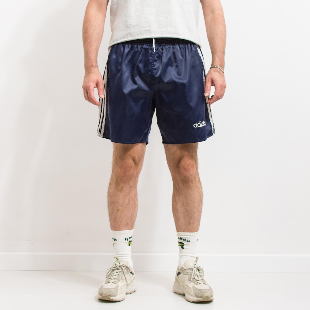 Vintage Adidas Shorts 90s | Blue Bright Oldschool | Men's Size L | D8 ...