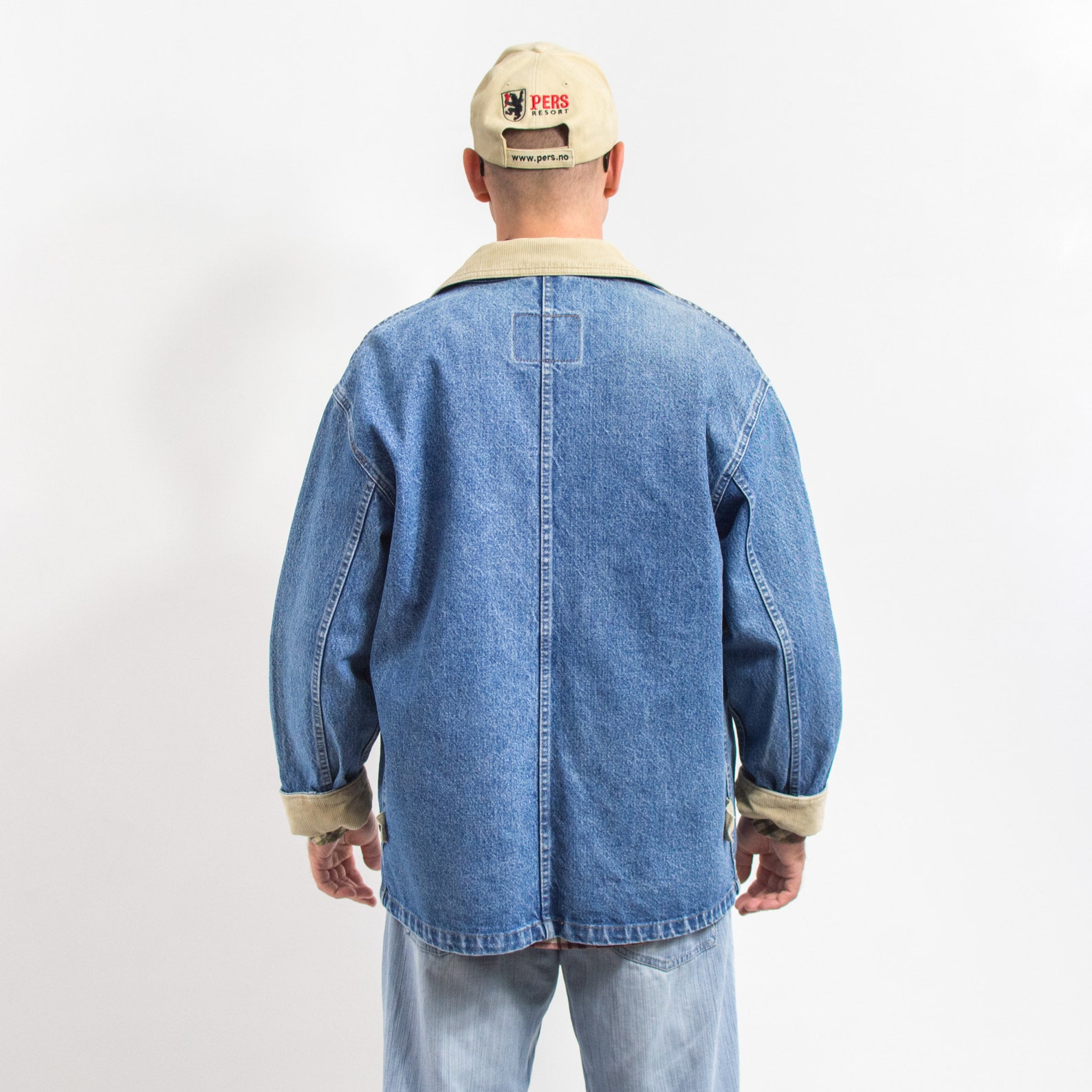 Western Denim Jacket 90's Vintage DAKOTA Cowboy Parka Men Size M/L - Etsy