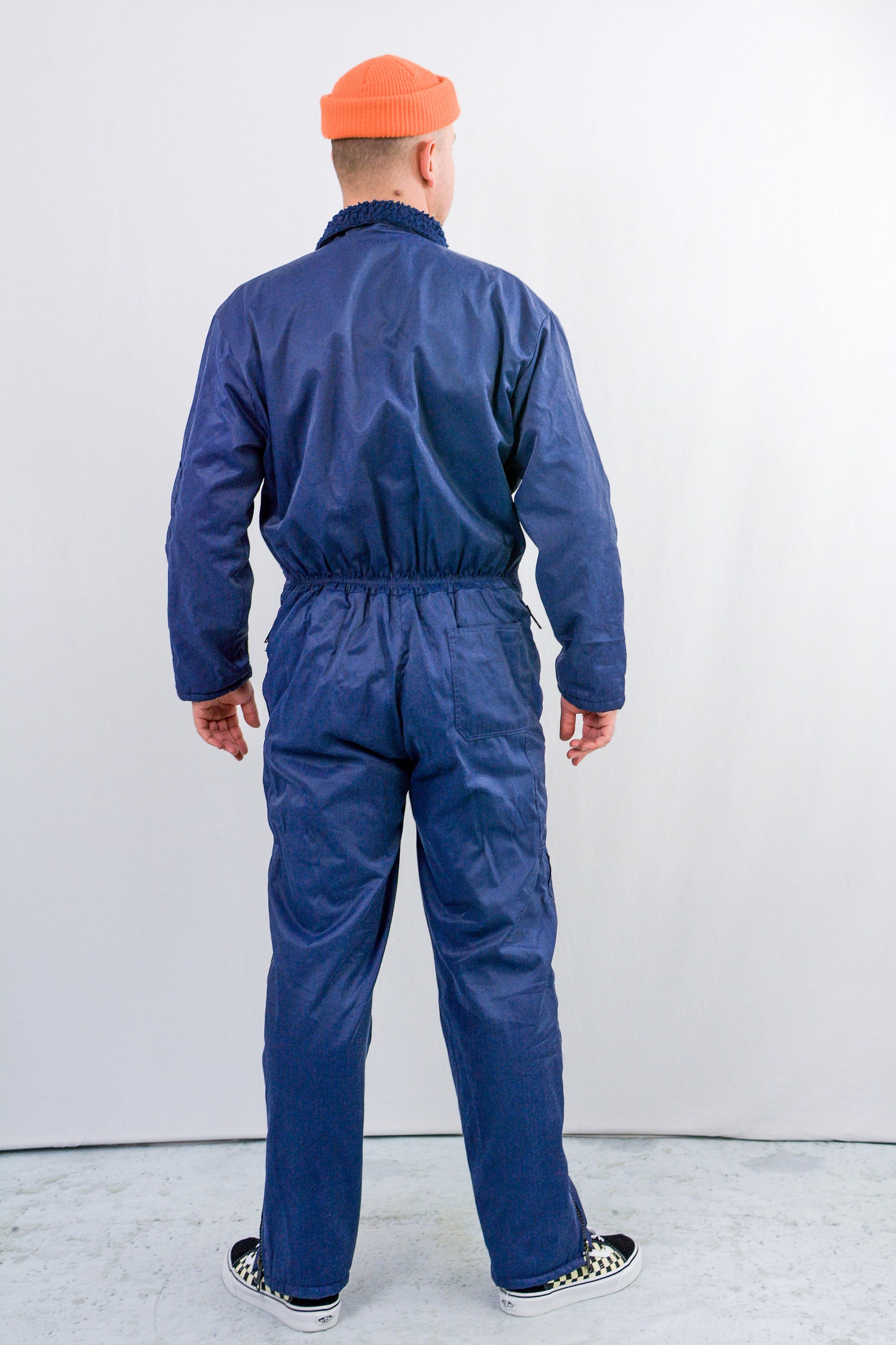 Insulated Work Suit Vintage Blue Jumpsuit Coveralls Fleece - Etsy