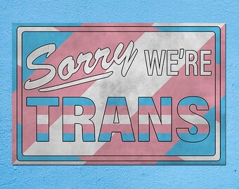 Transgender Pride Poster - Etsy