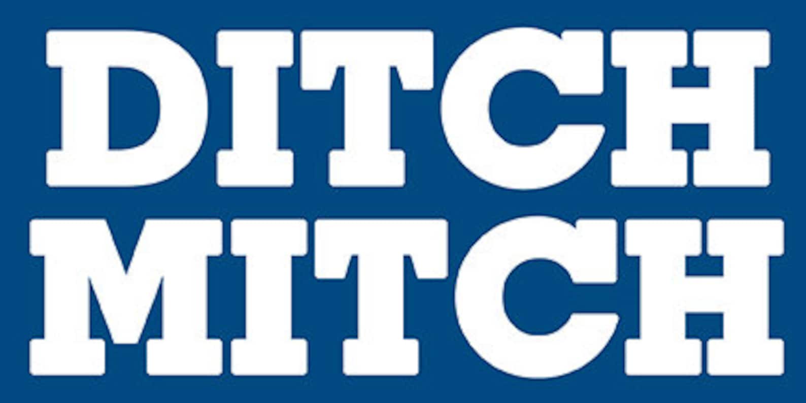 Ditch Mitch Anti Mitch Mcconnell Republican Bumper Sticker. - Etsy