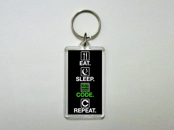 Eat Sleep Code Repeat Computer Programmers/programming | Etsy