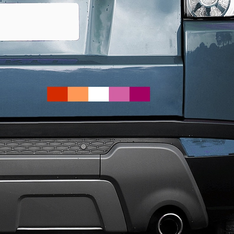 Lesbian Pride LGBTQ Pride Bumper Sticker FREE SHIPPING. - Etsy